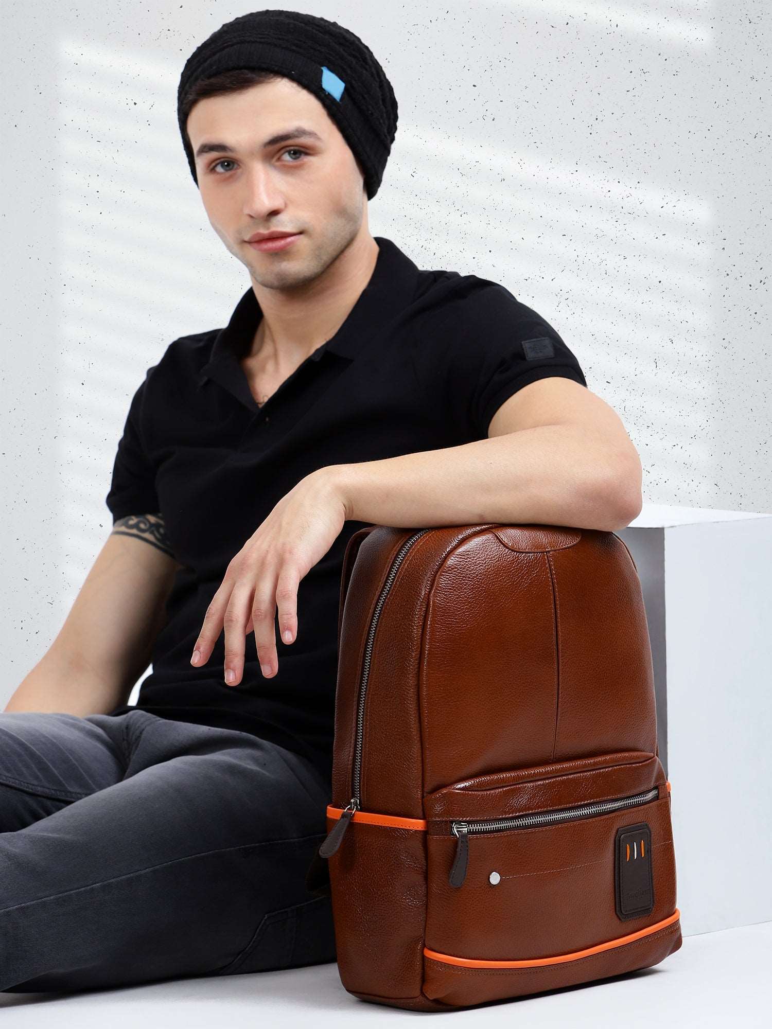 Roberto - The Backpack - Light Brown | 100% Genuine Leather Bag