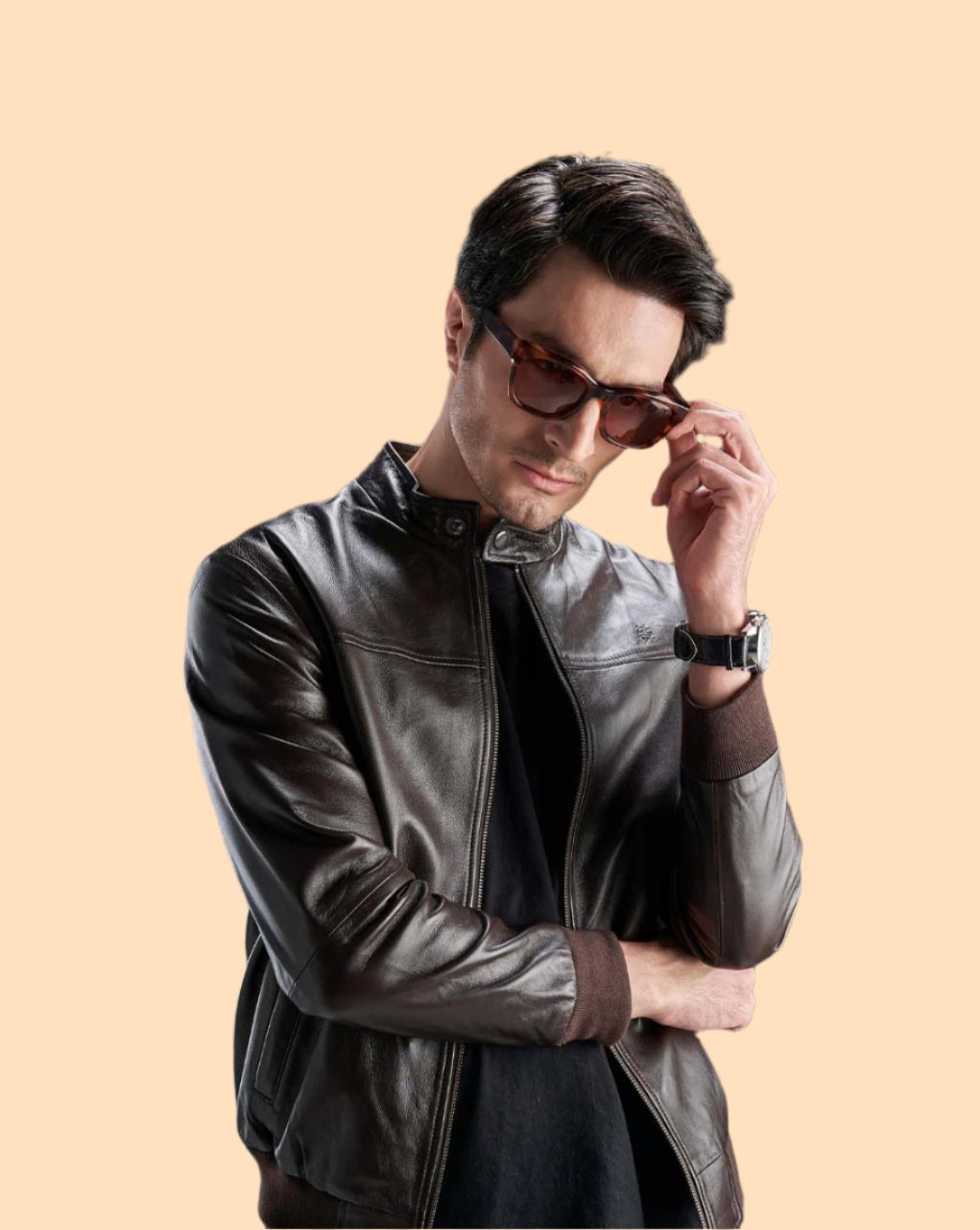 DONATELLO : Dark Brown | 100% Genuine Leather Jacket